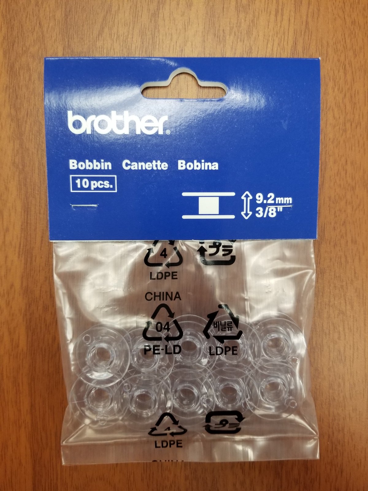 Brother 9.2mm bobbins 10 pack — Barnes Sewing Center